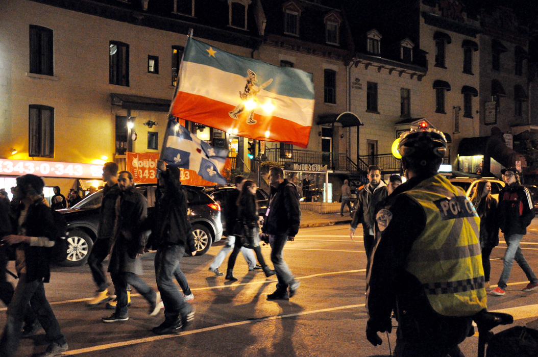 Anti-Police Protestors Few, Non-Violent | News – The Link