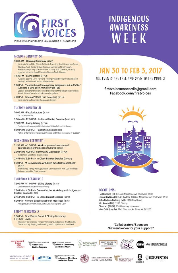 First Voices Week Comes to Concordia | News – The Link