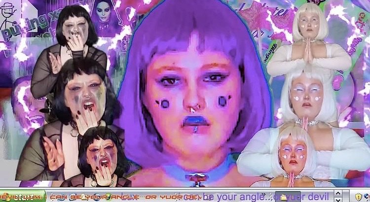 Goth artist uses video to critique the complexities of online personas ...