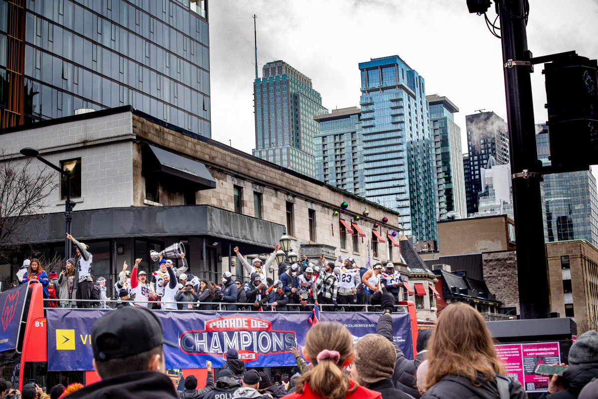 Alouettes Grey Cup parade takes over Montreal | Sports – The Link